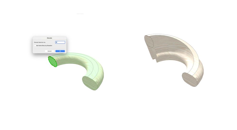 Solved: Archicad 24 | Elevate morph face to bridge two rai... - Graphisoft Community