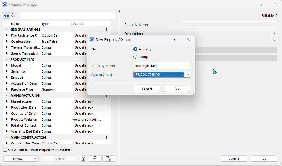 GDL - How can I get user-defined properties? - Graphisoft Community