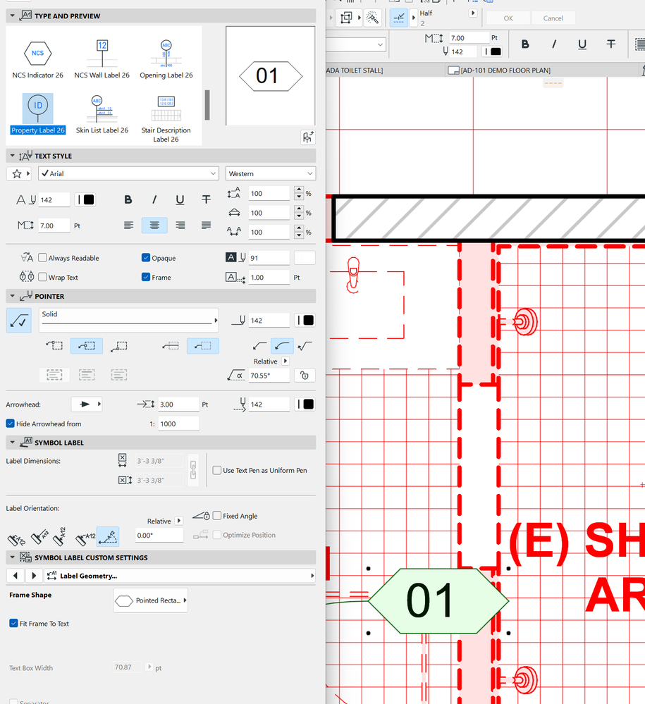 Label text in Archicad 26 - Graphisoft Community