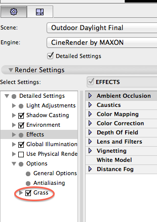 Grass in ArchiCad 18 (CineRender) - Graphisoft Community