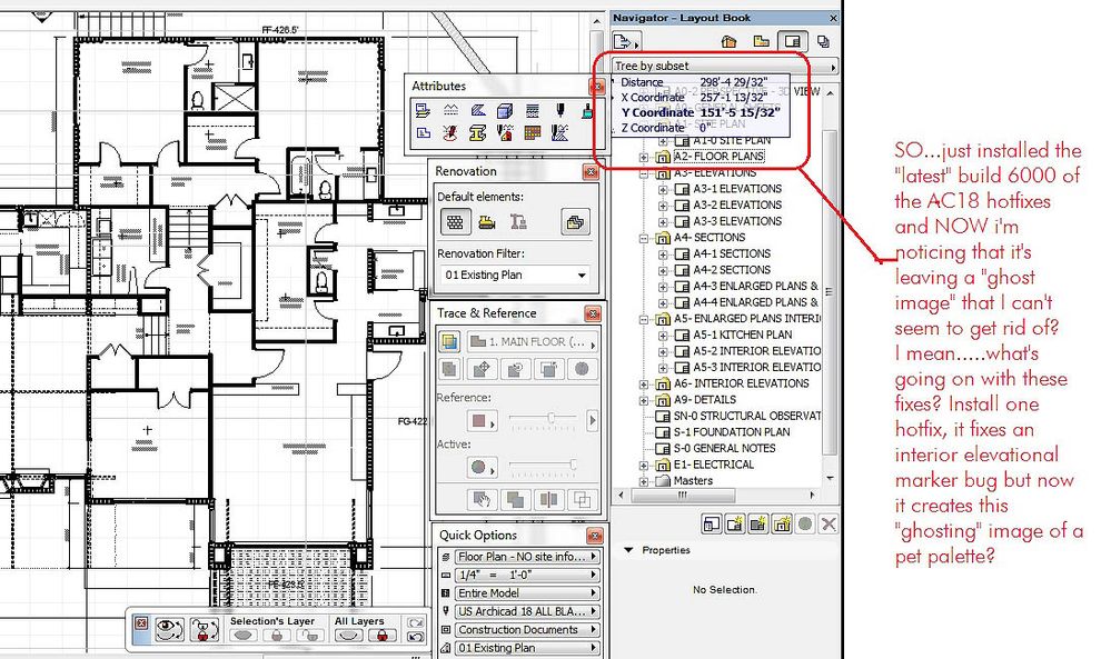 Ghosting image of "dialogue box" with new Hotfix? - Graphisoft Community