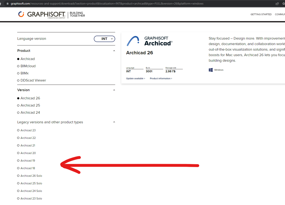 Where download Archicad 17 installers and older - Graphisoft Community