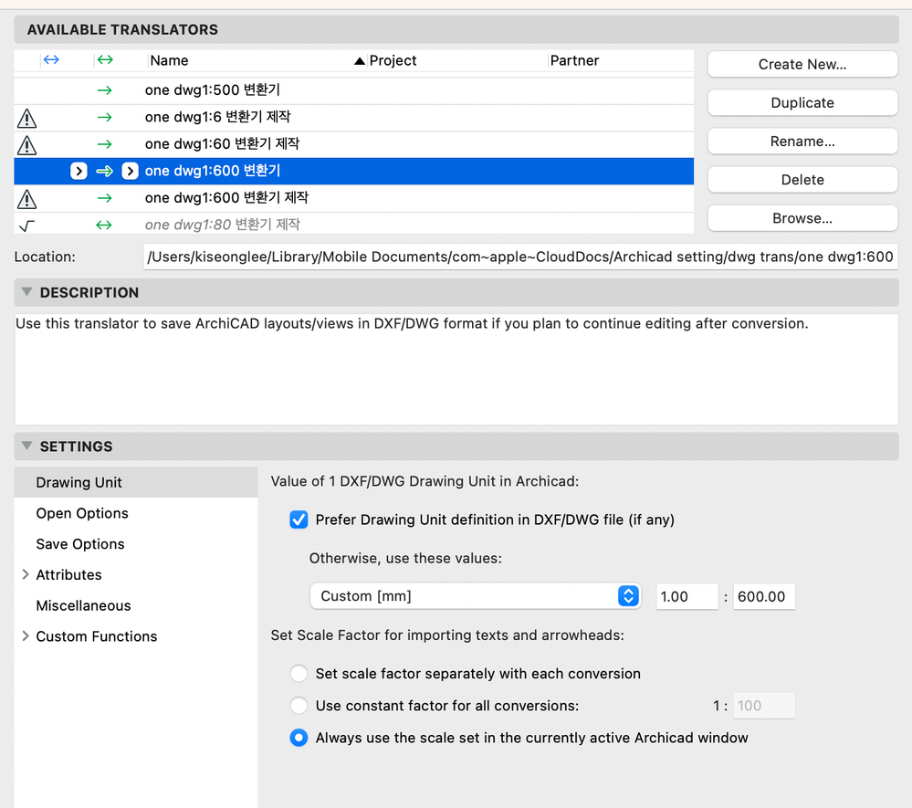 create a translator rule that corresponds to all s... - Graphisoft ...