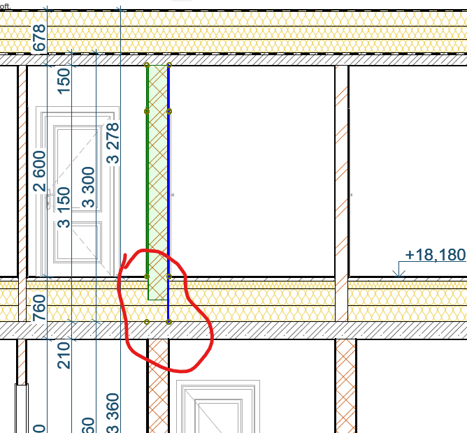 Solved: Wall conection to slab - Graphisoft Community