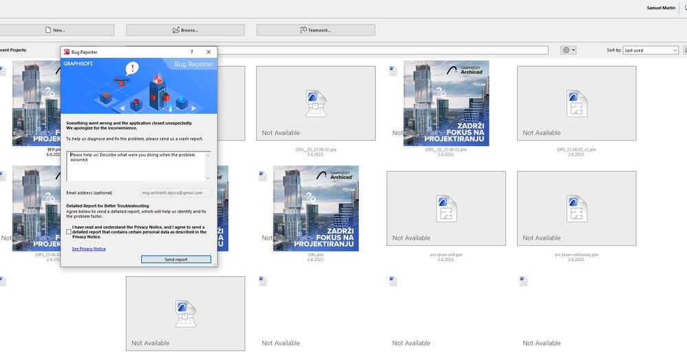 Solved: archicad 26 crashes as soon as I enter the program... - Graphisoft Community