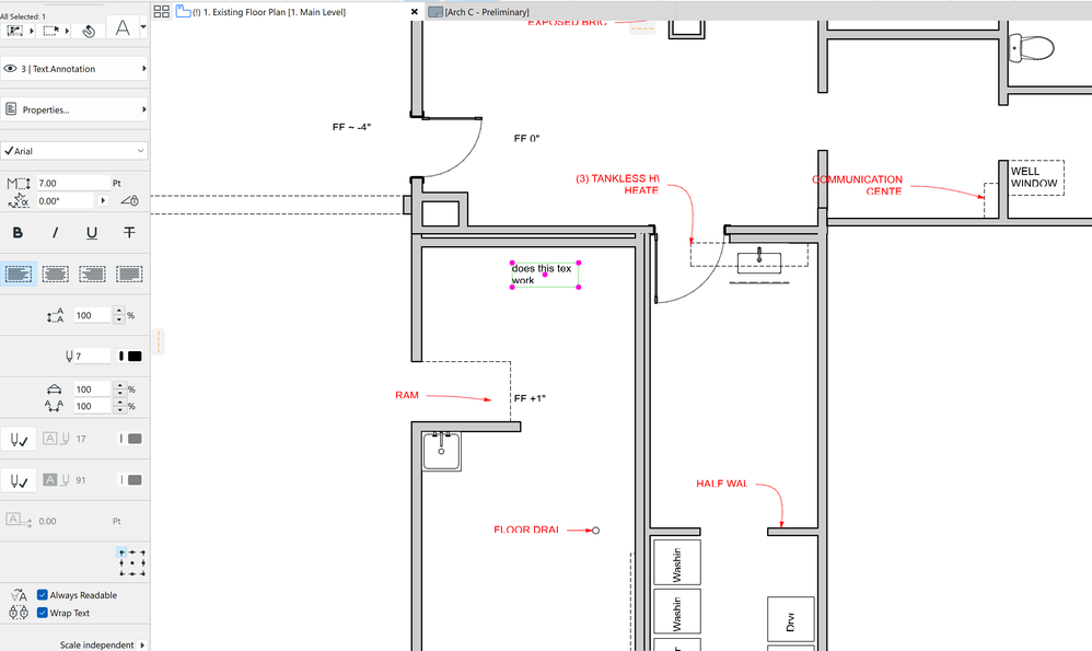 Solved: cut off label text (and text blocks) - Graphisoft Community