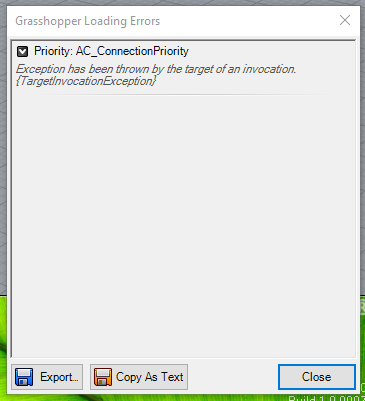 Grasshopper Add on for AC26 Not Loading Correctly ... - Graphisoft Community