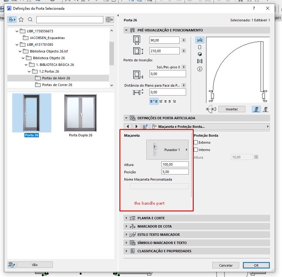 Where can i find the macro to edit a standard door... - Graphisoft Community