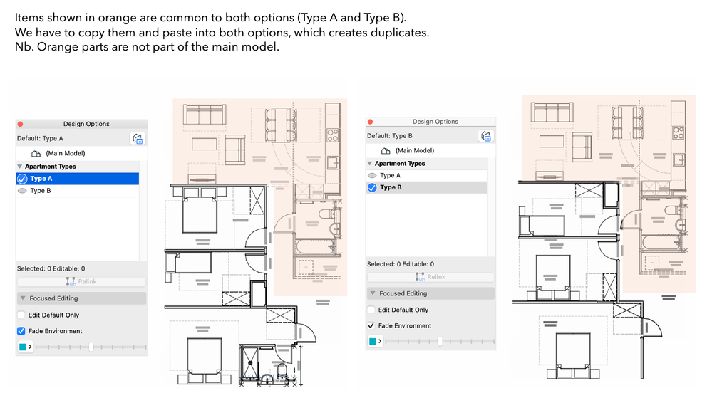 Design options - items common to multiple options - Graphisoft Community