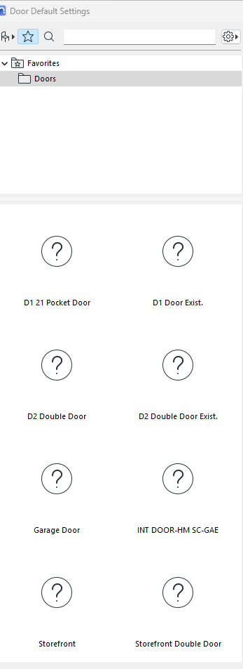 All favorite library parts are missing - Graphisoft Community