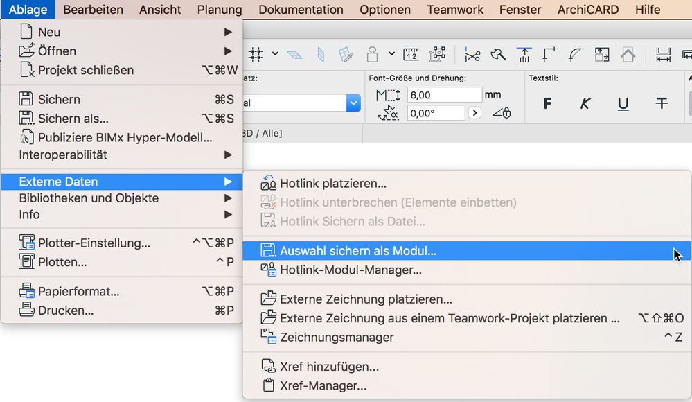 Projekt aufteilen/splitten - Graphisoft Community