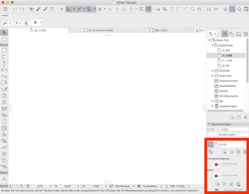 Die Funktionen der Transparentpause - Graphisoft Community