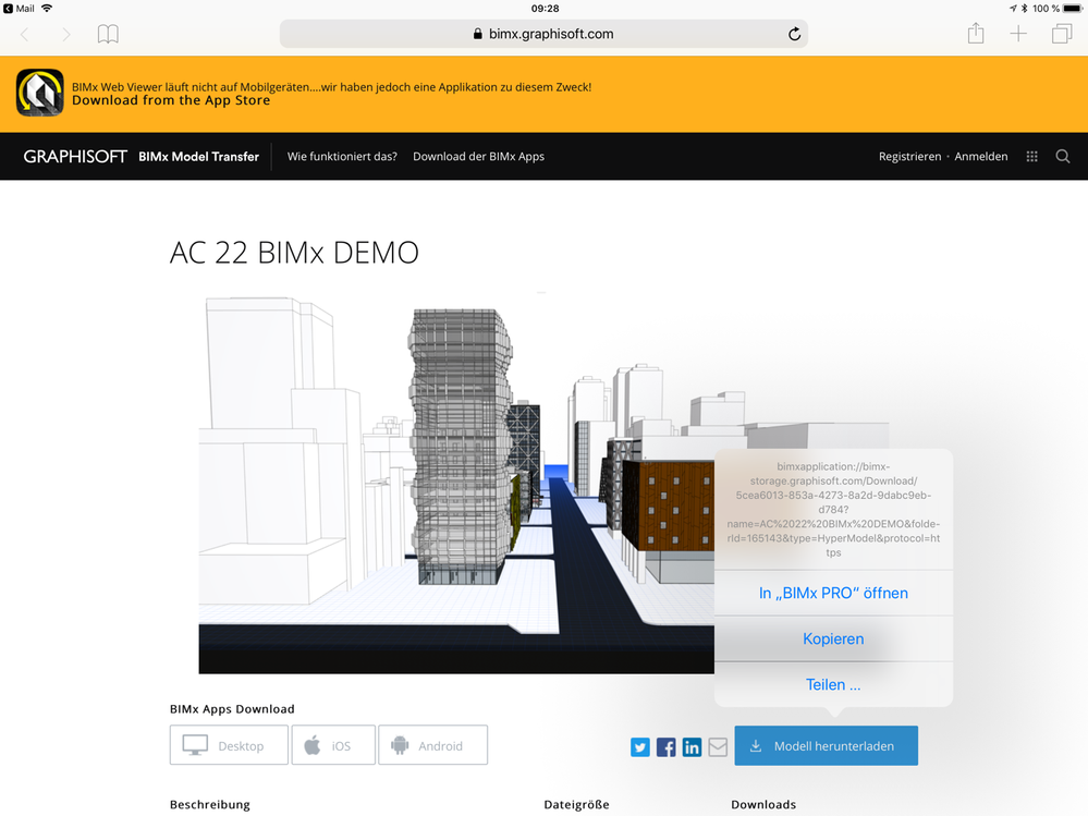 BIMx - Export, Upload und Download - Graphisoft Community