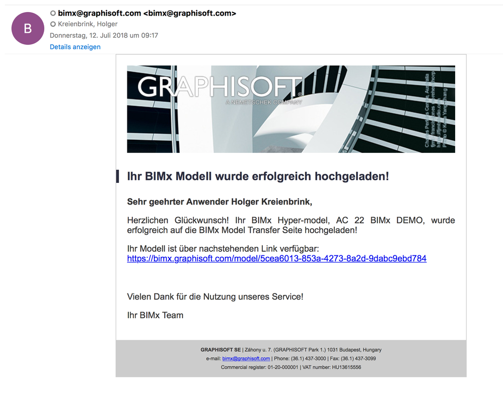 BIMx - Export, Upload und Download - Graphisoft Community