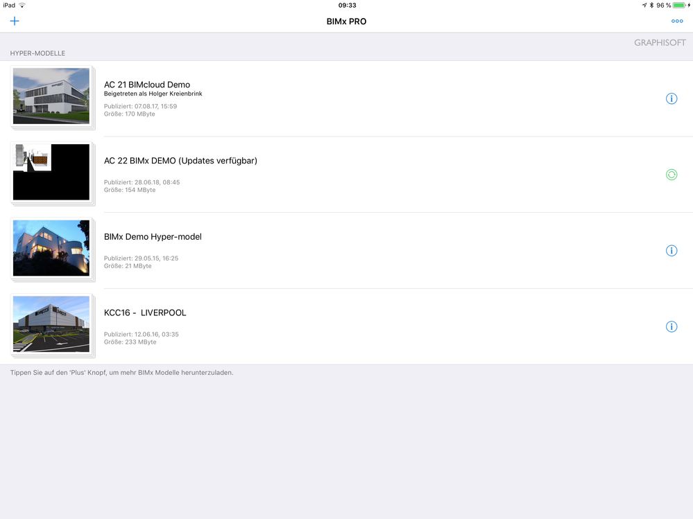 BIMx - Export, Upload und Download - Graphisoft Community