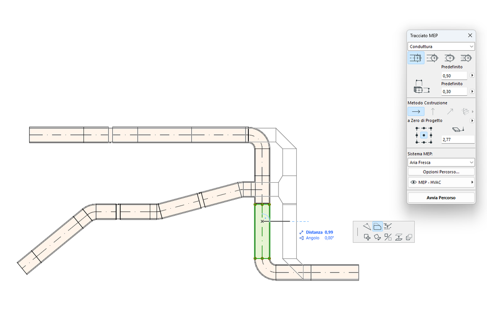 MEP duct system offset - Graphisoft Community