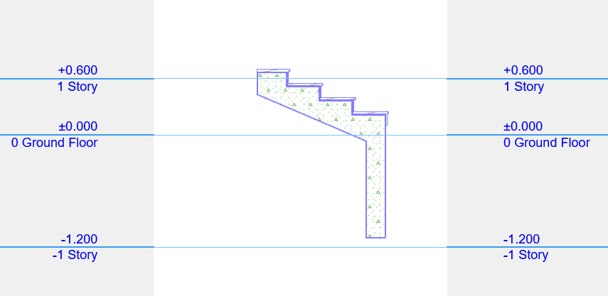 To make the lower part of the staircase appear on ... - Graphisoft Community