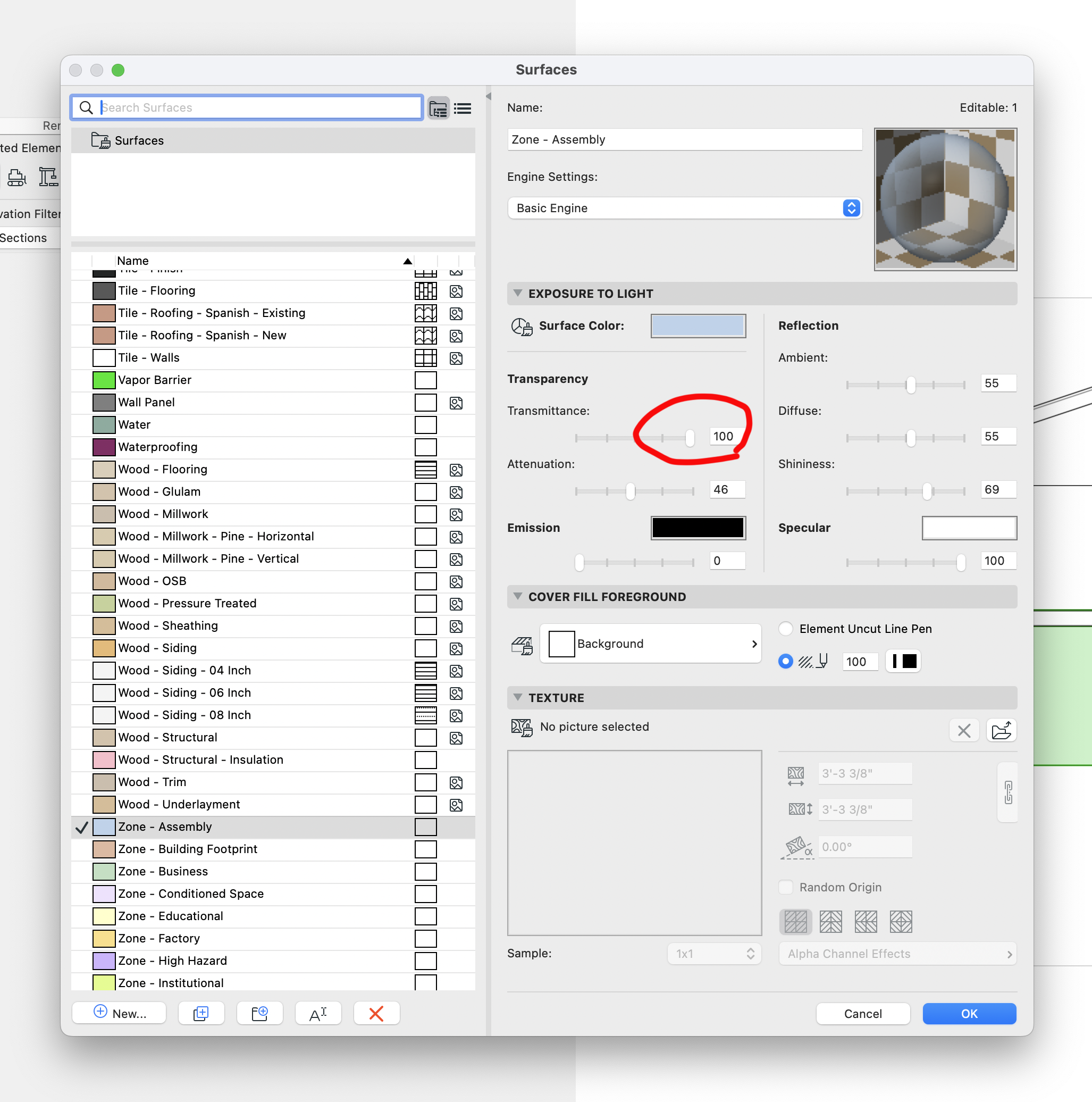 Can't get zone transparent in section with stamp s... - Graphisoft Community