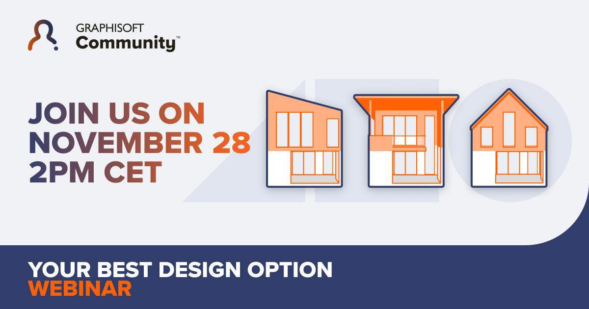 Your Best Design Option webinar is around the corn... - Graphisoft Community