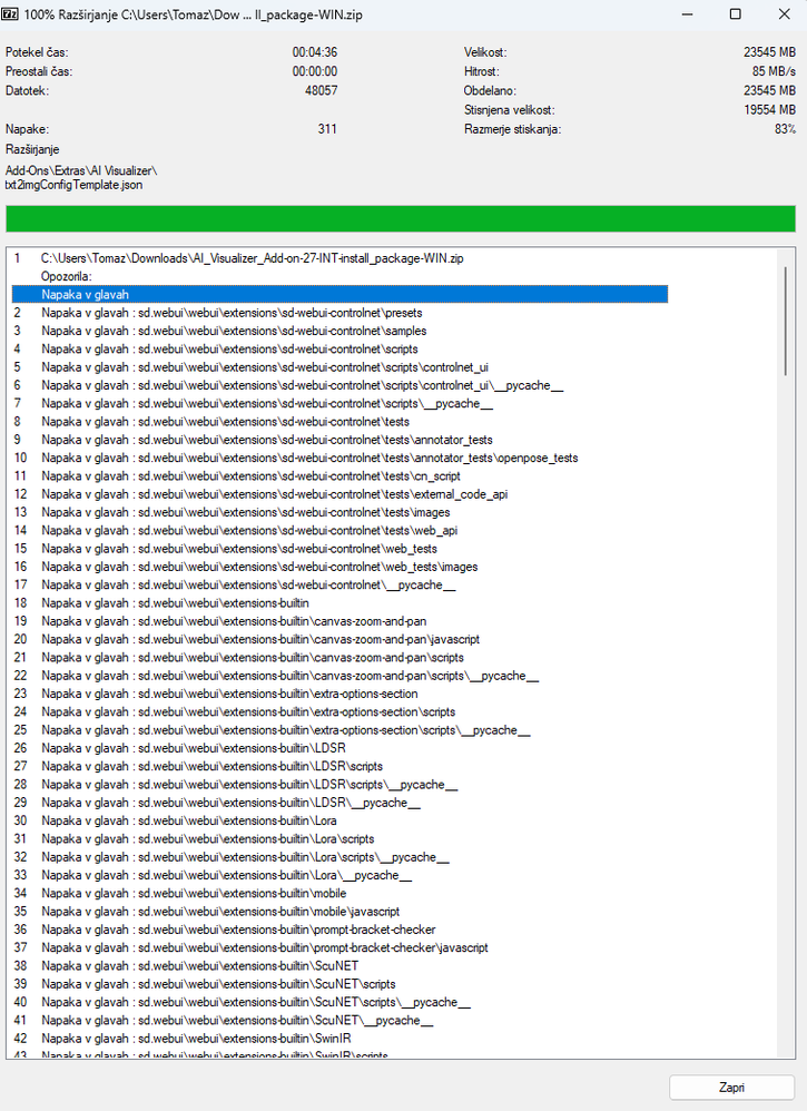 Error unziping AI_Visualizer file - Graphisoft Community