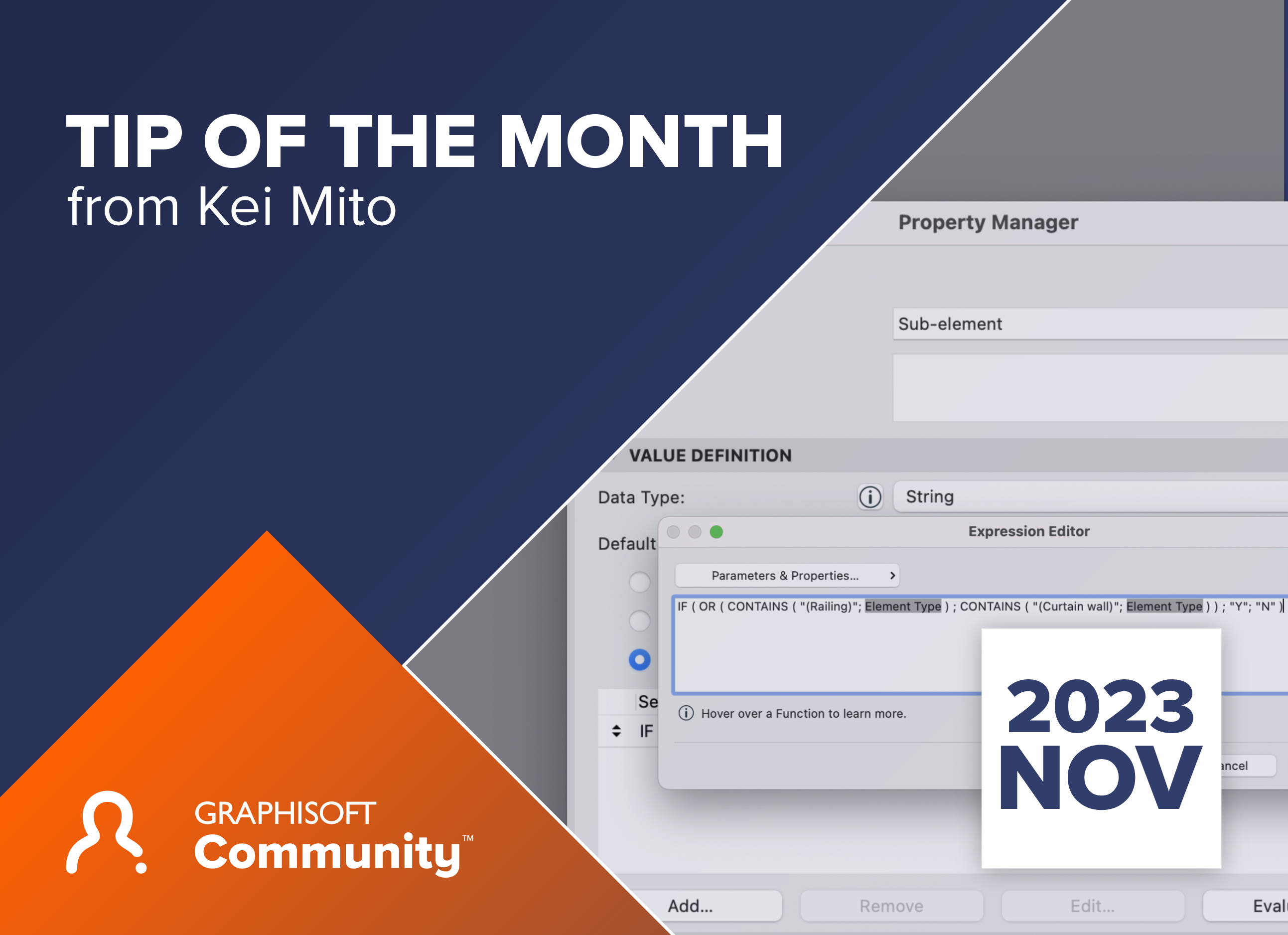 Tip of the Month, November 2023: Exclude sub-eleme... - Graphisoft Community