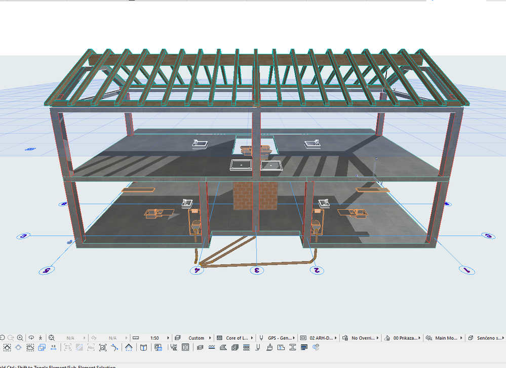 Plumbing fixtures showing on Partial structure dis... - Graphisoft Community