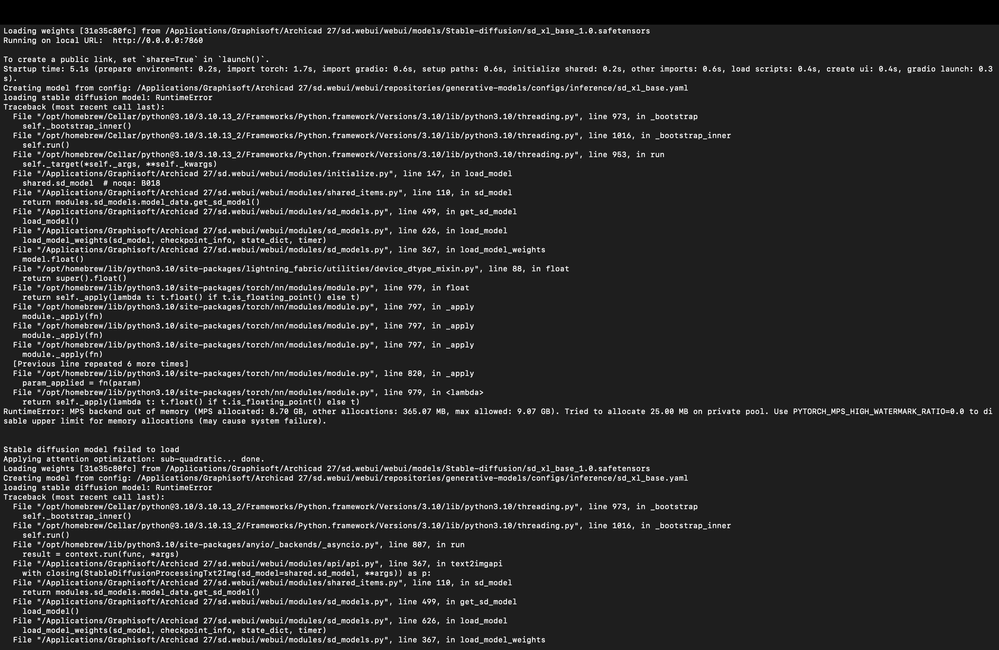 AI isn't generating image - "The generation proces... - Graphisoft Community