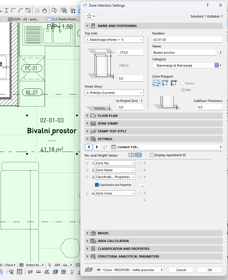 Pulling the zone finish information from top surfa... - Graphisoft ...