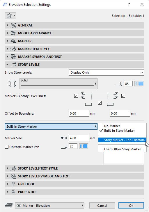 Solved: HELP! I need a customized story marker for elevati... - Graphisoft Community
