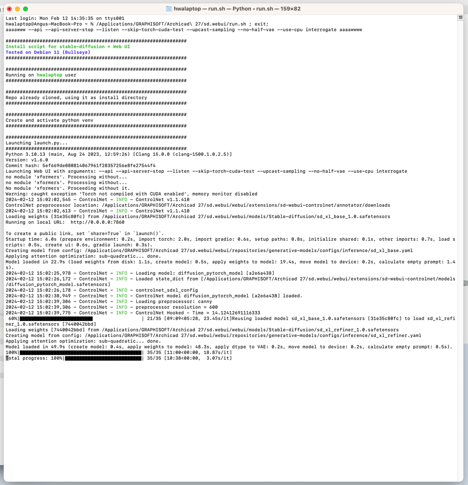 AI isn't generating image - "The generation proces... - Graphisoft Community