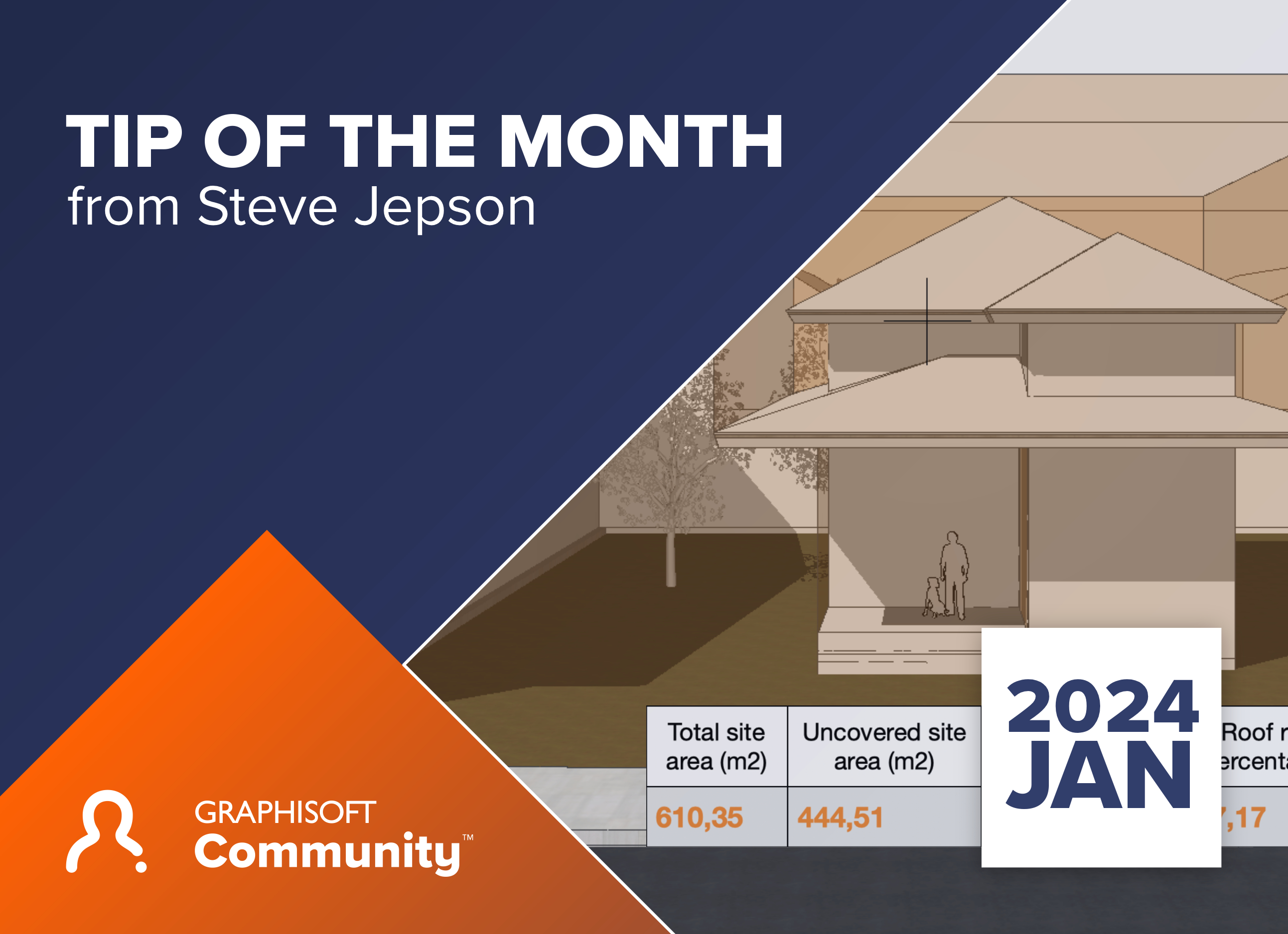 Tip of the Month, January 2024: Automatically calc... - Graphisoft ...
