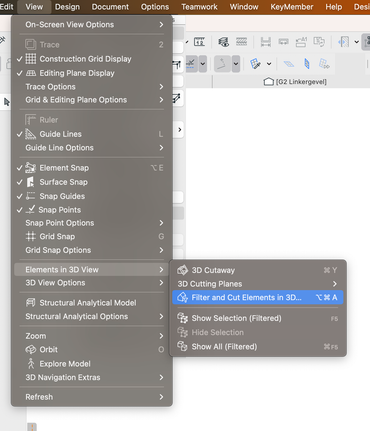 I created a roof in 2D and can't see it in 3D view - Graphisoft Community