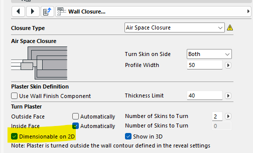 Windows - Wall Closure & Dimensioning Issue - Help... - Graphisoft Community