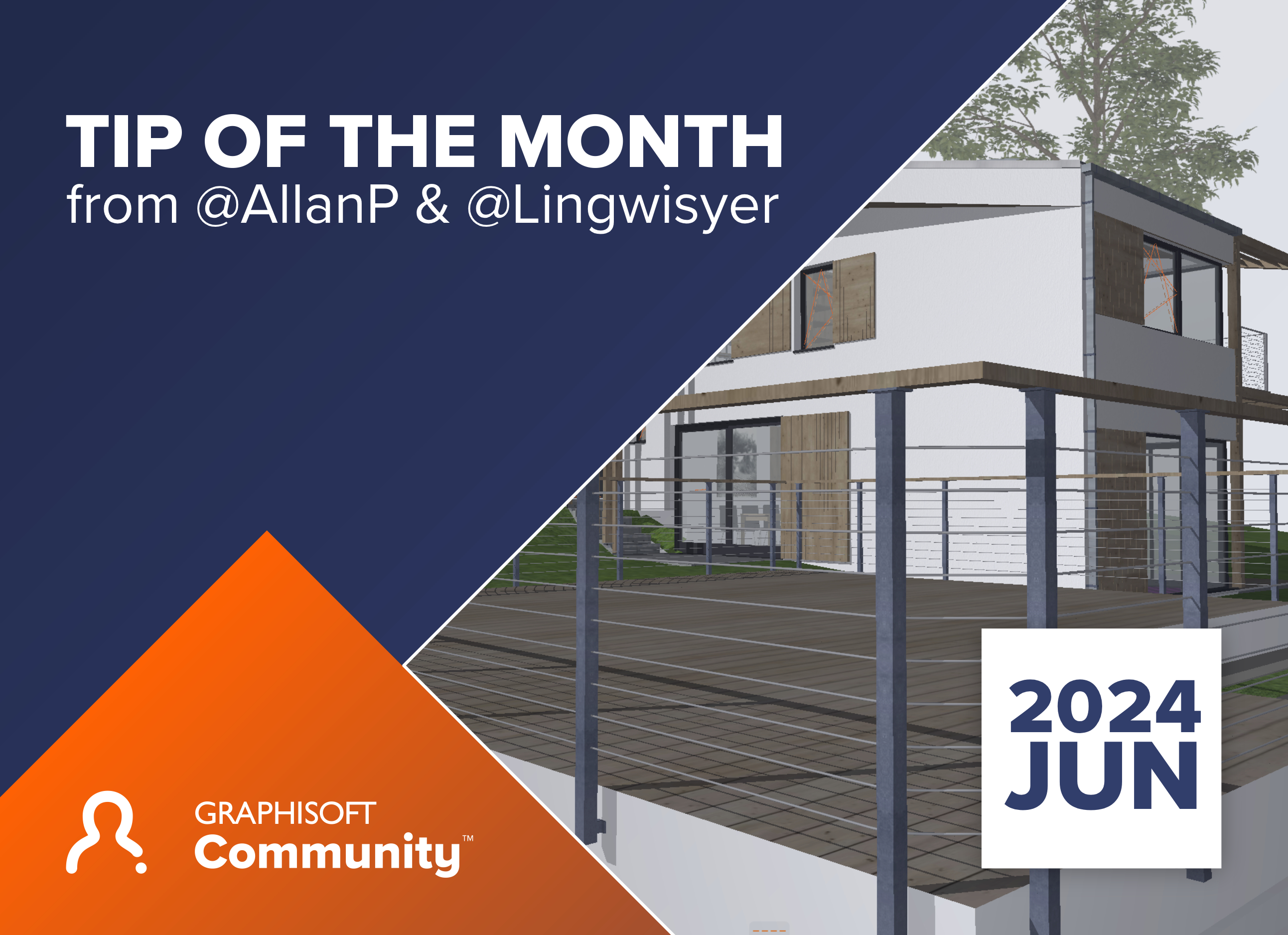 Tip of the Month, June 2024: Master the Railing to... - Graphisoft Community