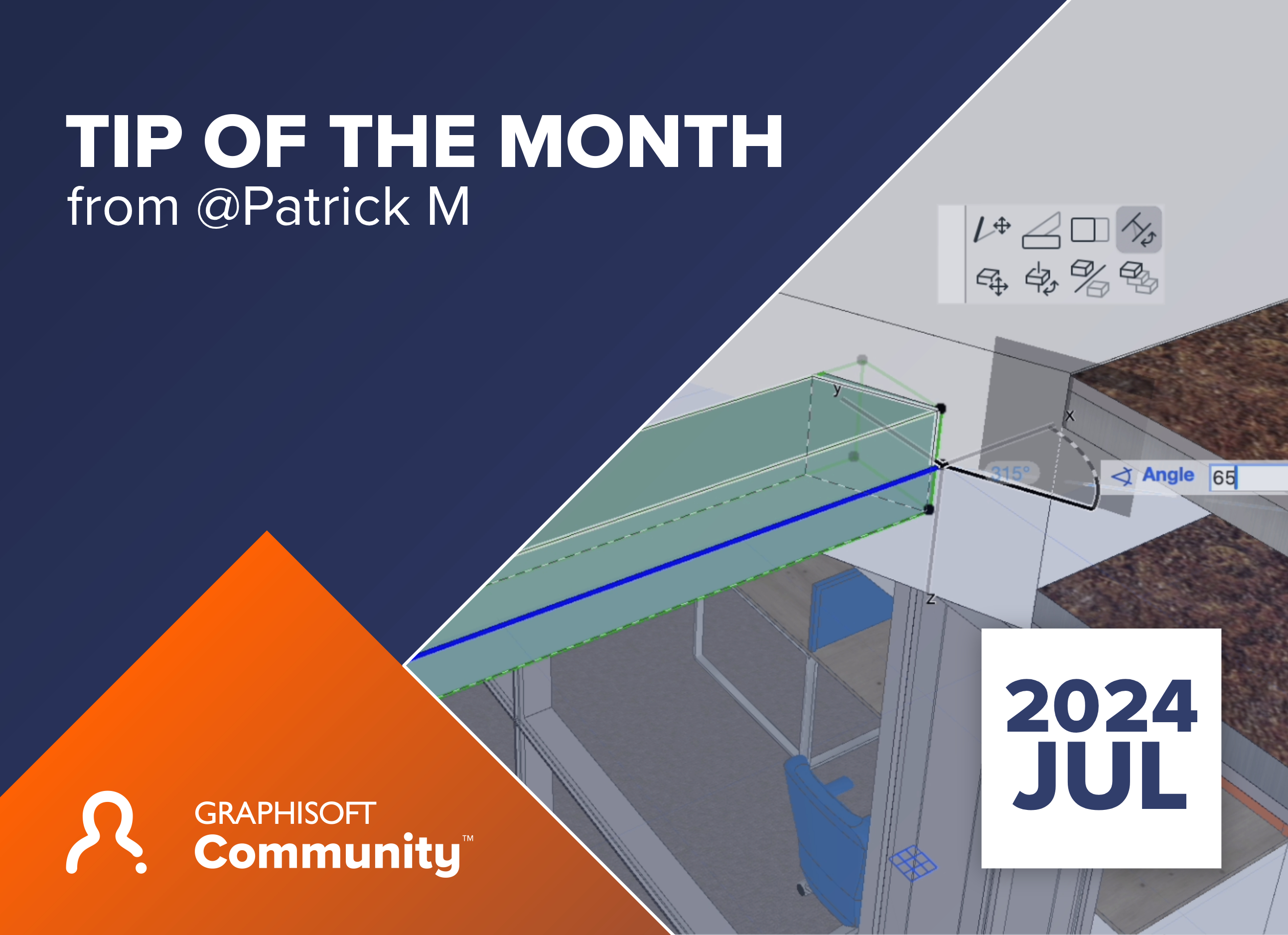 Tip of the Month, July 2024: Master angled beam en... - Graphisoft Community