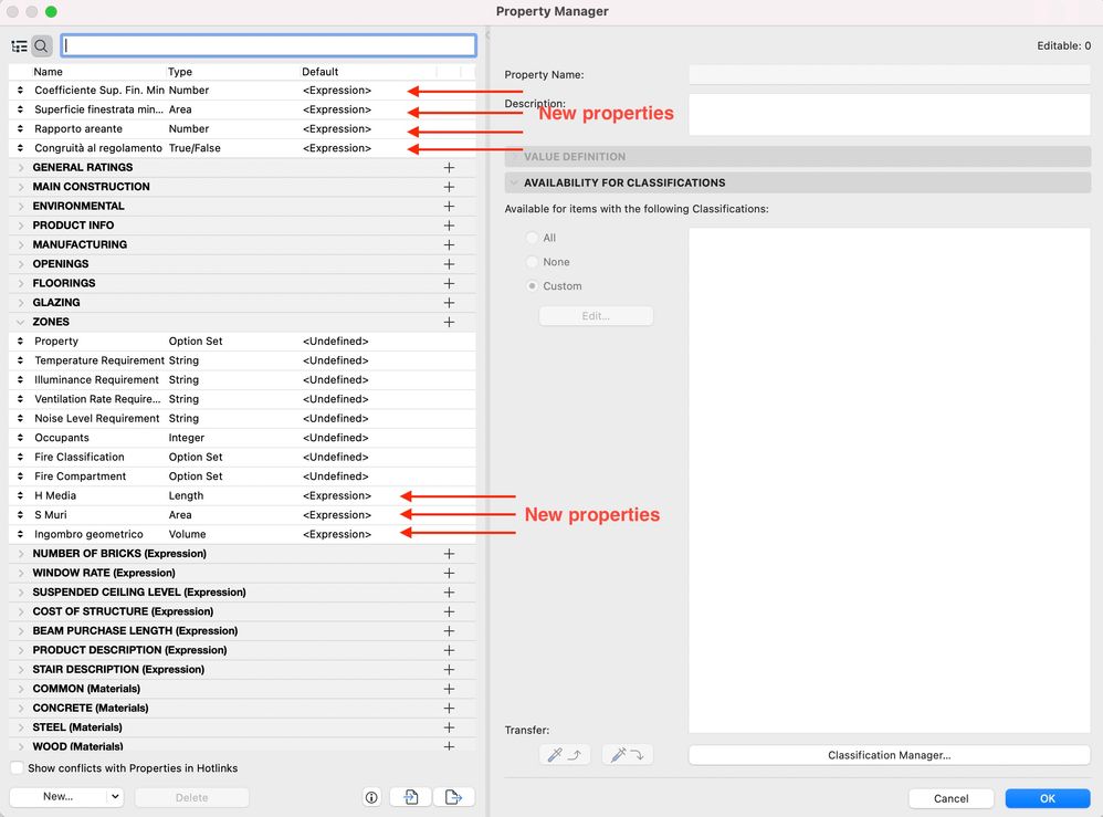 Show "Wall Surface Area" in zone stamp - Graphisoft Community