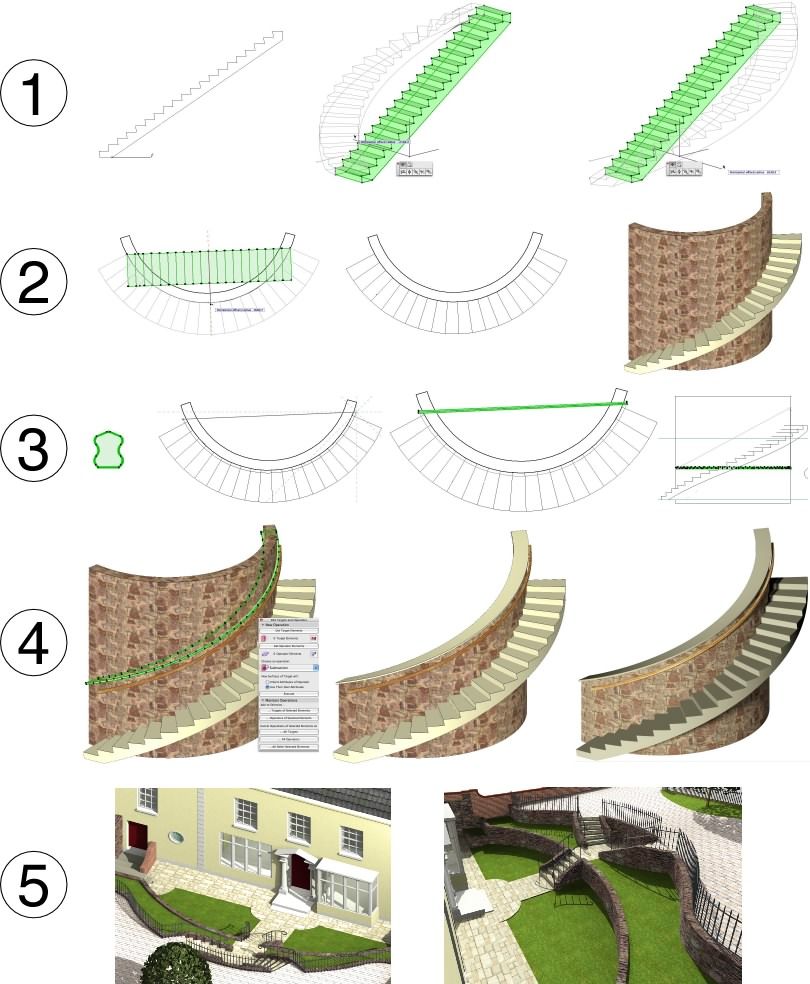 Curving stairs to a curved wall - Page 2 - Graphisoft Community