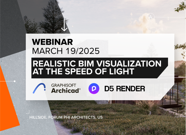 Archicad + D5 Render webinar: Realistic BIM visual... - Graphisoft Community