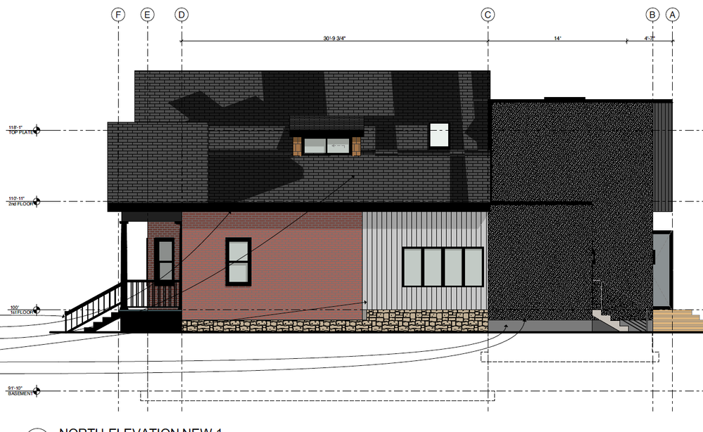 weird elevation shadows on roof - Graphisoft Community
