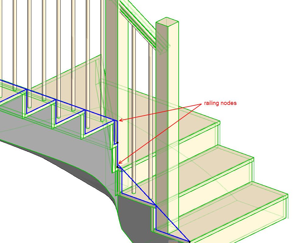 Railing issue with L Shaped Staircase - Graphisoft Community